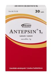 ANTEPSIN tabletti 1 g 30 fol - Verkkoapteekit.fi