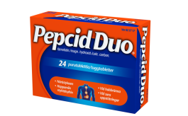 PEPCID DUO purutabletti 10/165/800 mg 24 fol - Verkkoapteekit.fi